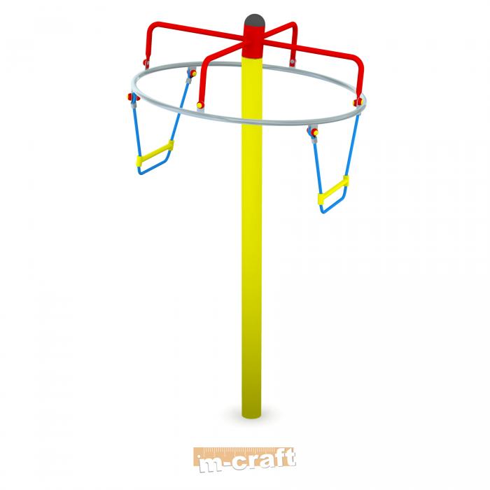 Pola Hanging Merry Go Round, In-Ground Mount, Hot Dip Galvanized ...